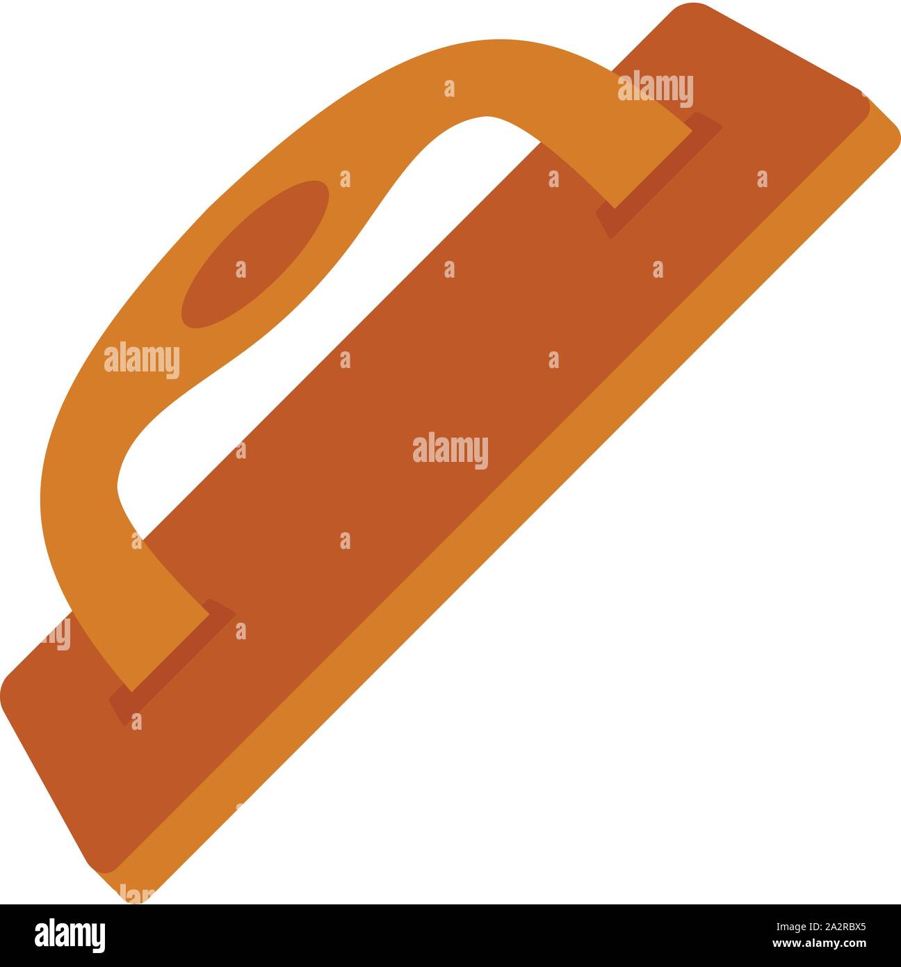 Construct wood tool icon. Flat illustration of construct wood tool ...