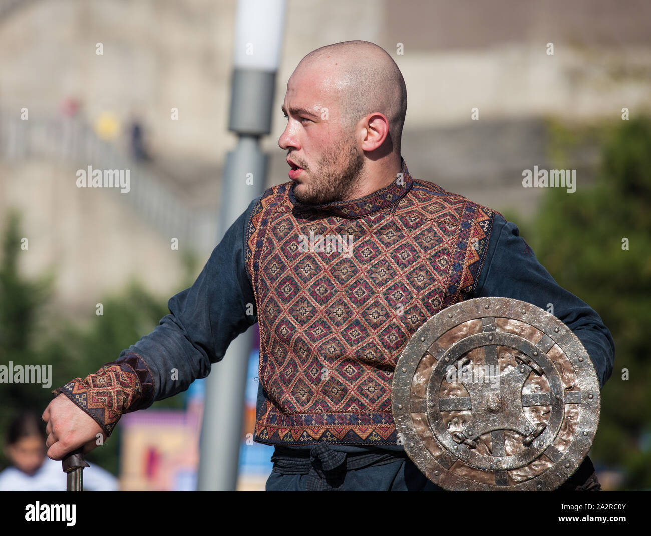 Georgian people in national costumes hi-res stock photography and ...
