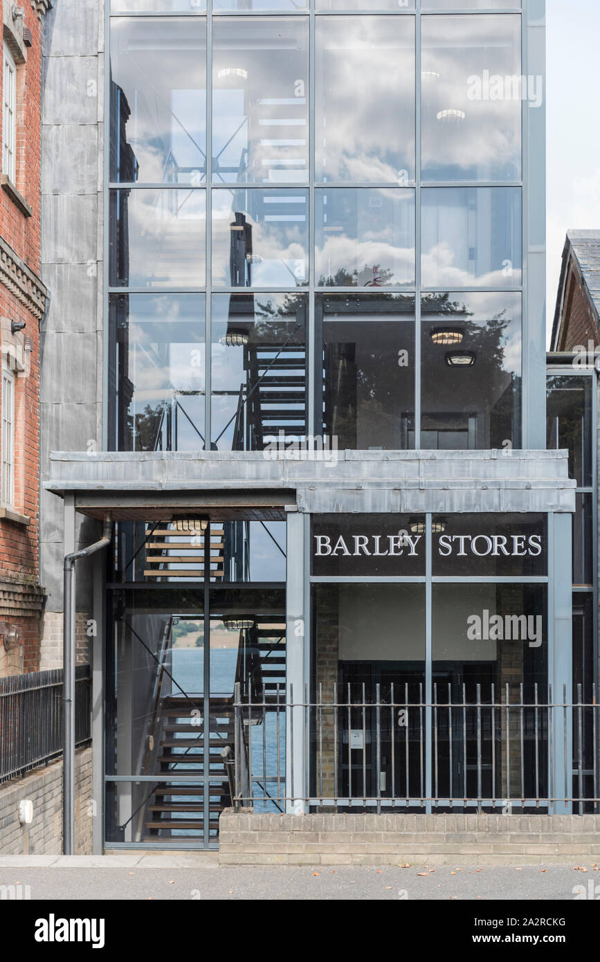 Barley Stores building in Mistley Stock Photo - Alamy