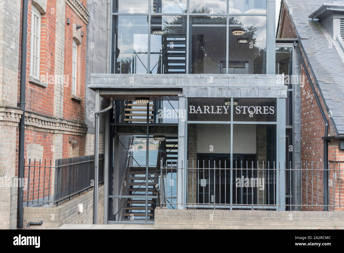 Barley Stores building in Mistley Stock Photo - Alamy