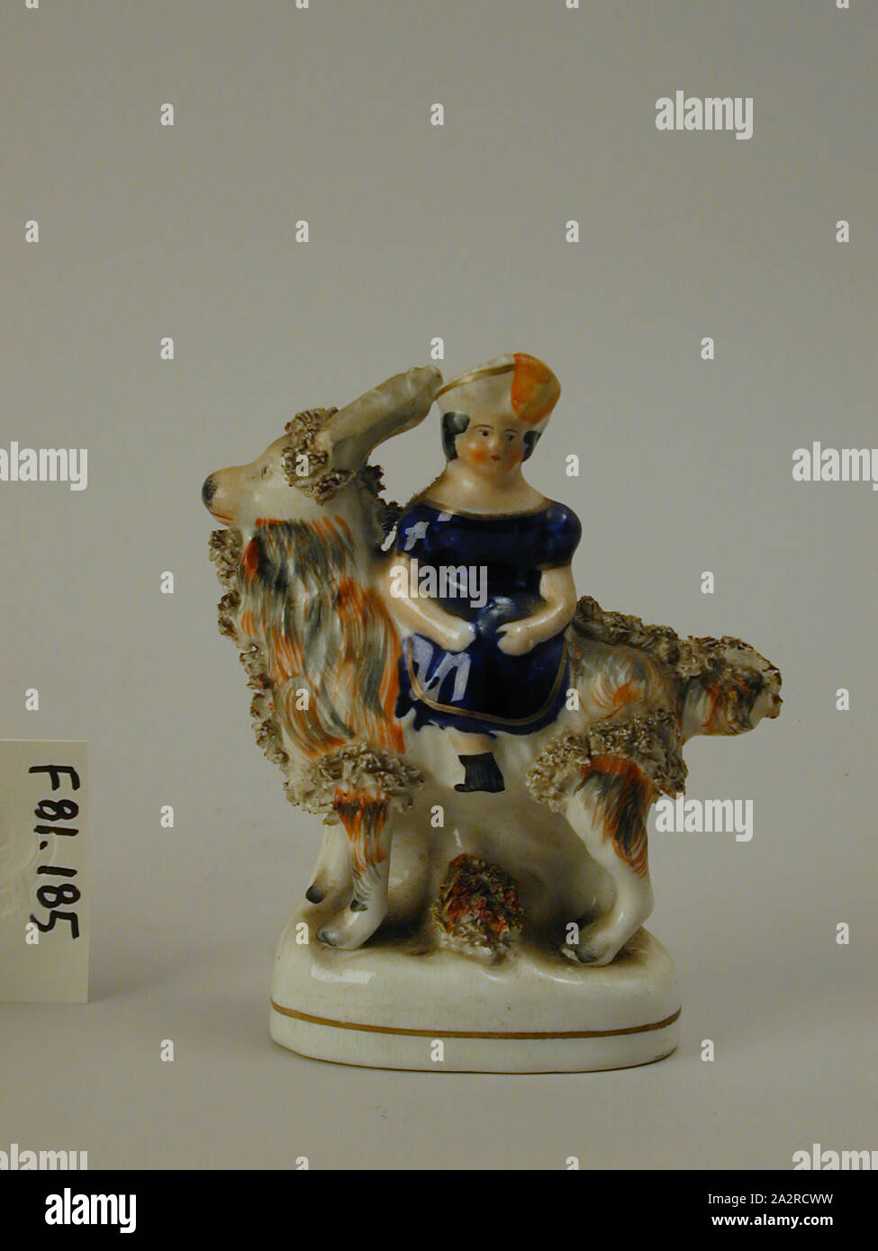 Woman riding goat hi-res stock photography and images - Alamy