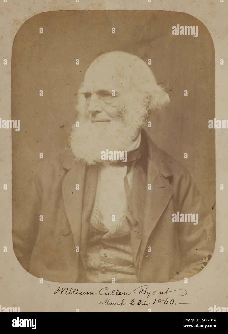 Rintoul and Rockwood, American, 1860-1870, William Cullen Bryant, 1860 ...