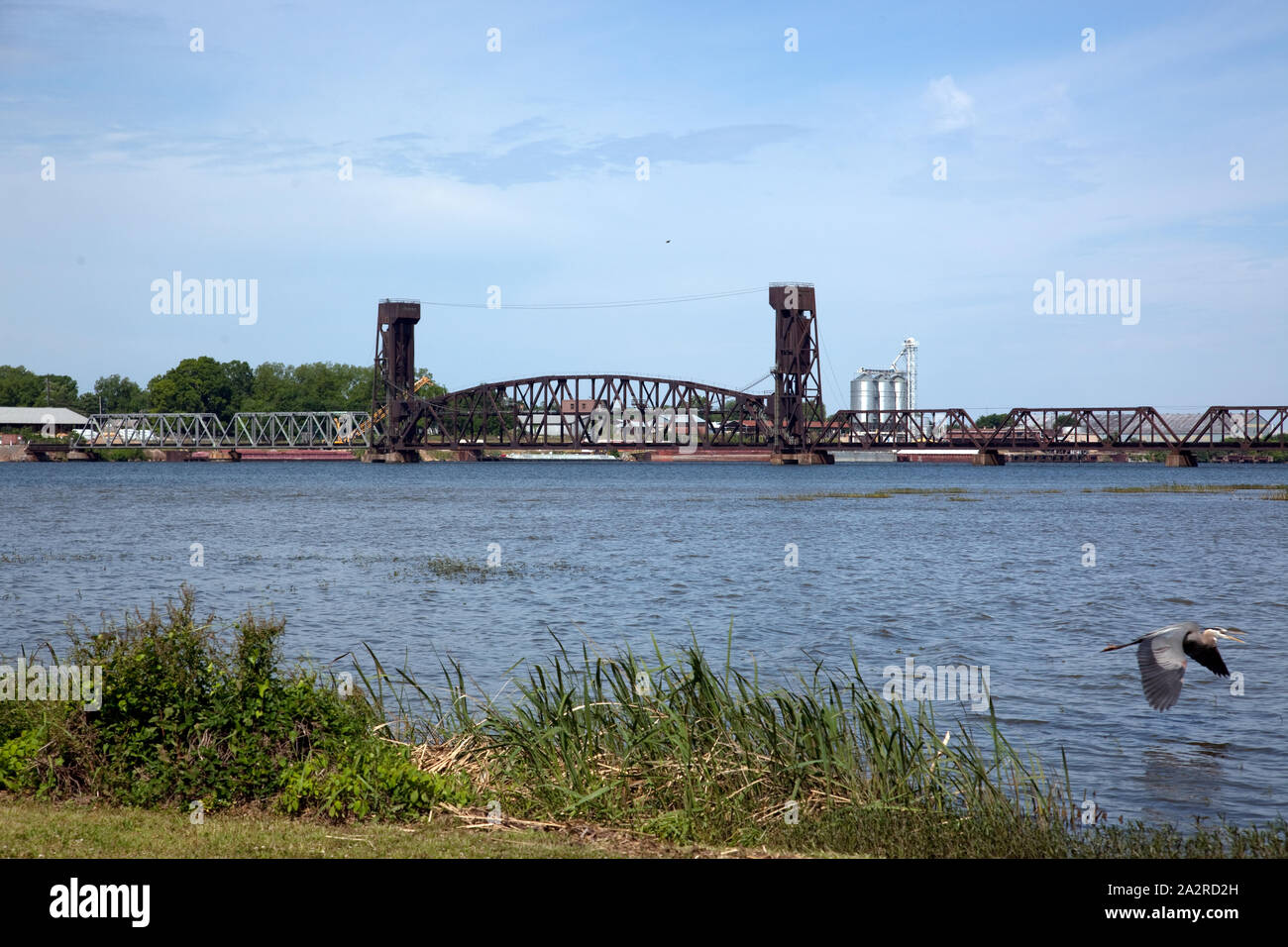 American railroad bridge hi-res stock photography and images - Alamy