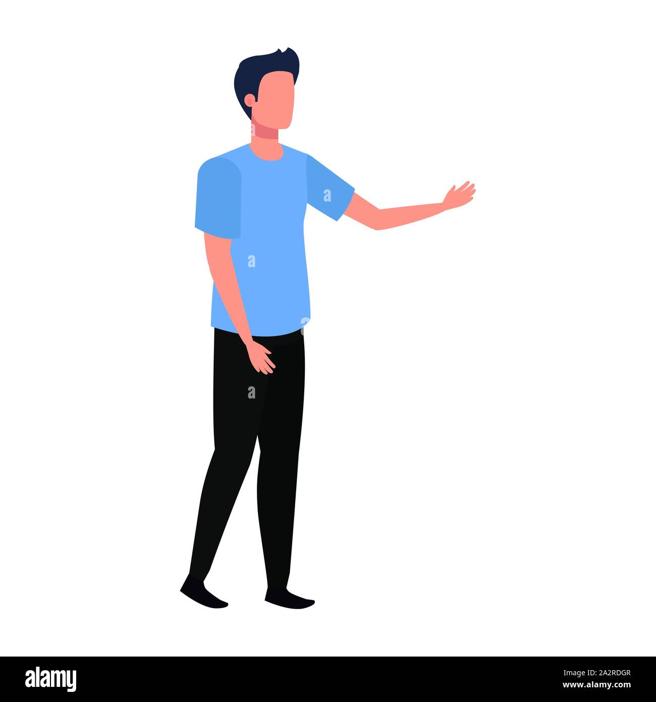 Simple avatar icon young Cut Out Stock Images & Pictures - Alamy