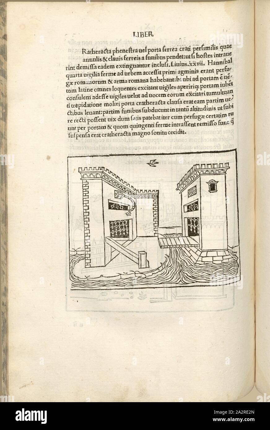 Fortress gates and moat, Warfare in the Middle Ages, fort gate with ...