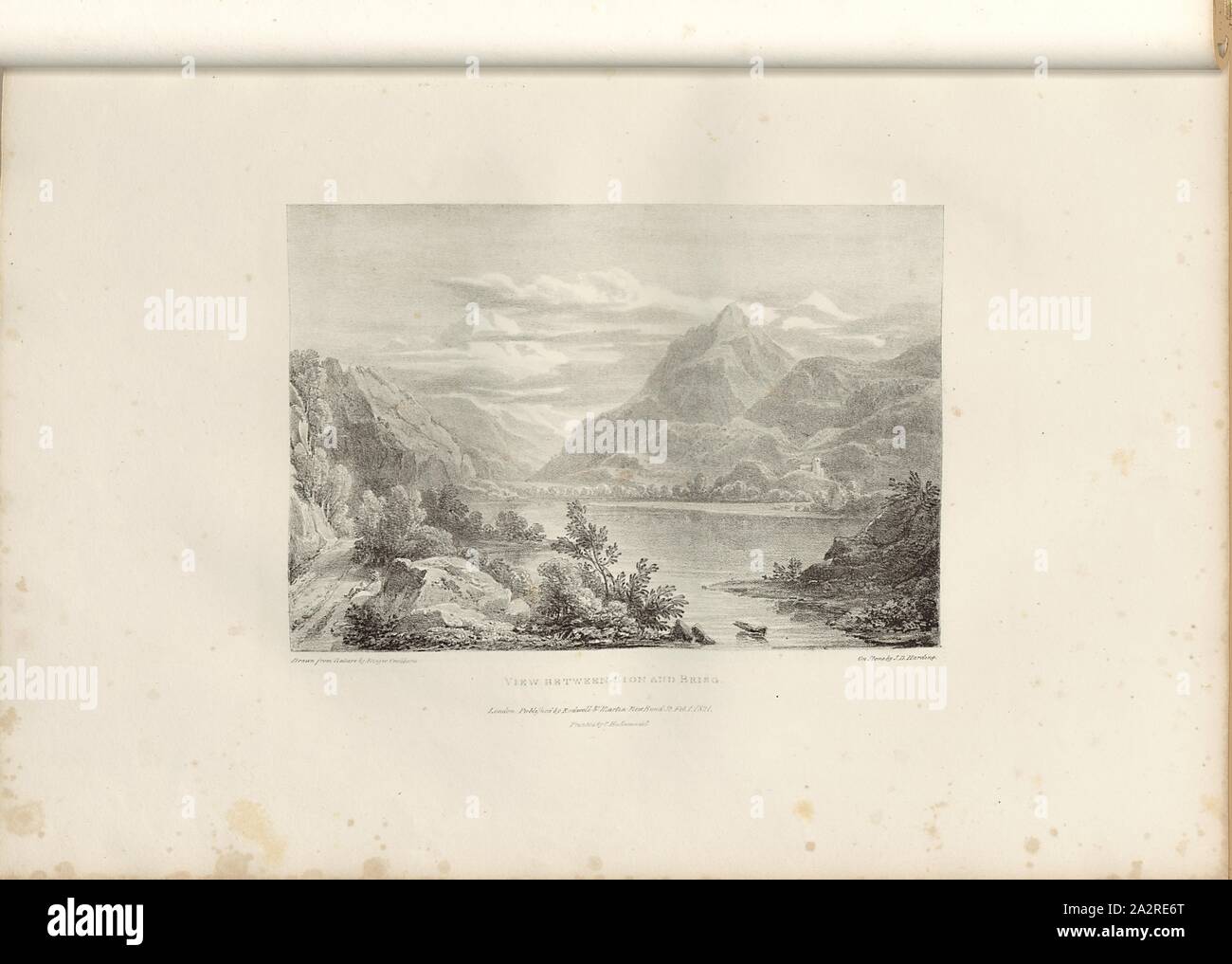 View between Sion and Brieg, The Rhone Valley between Sion and Brig ...