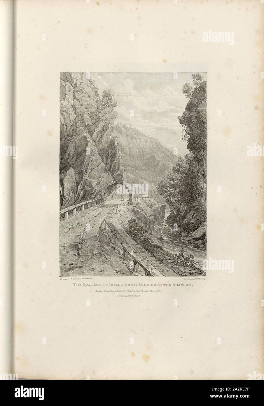 The Gallery at Isella, from the side of Simplon, Tunnel on the Simplon ...
