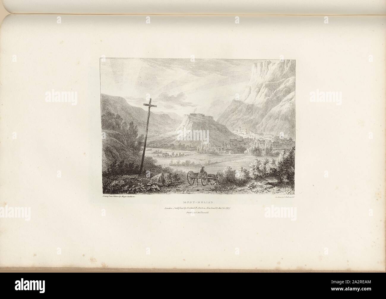 Mont-Melian, On the way to Montmélian, Signed: Major Cockburn, C ...