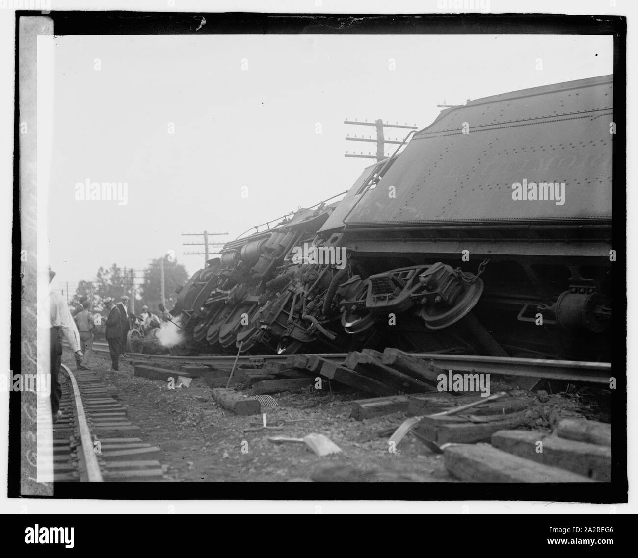 Damaged railroad tracks hi-res stock photography and images - Alamy