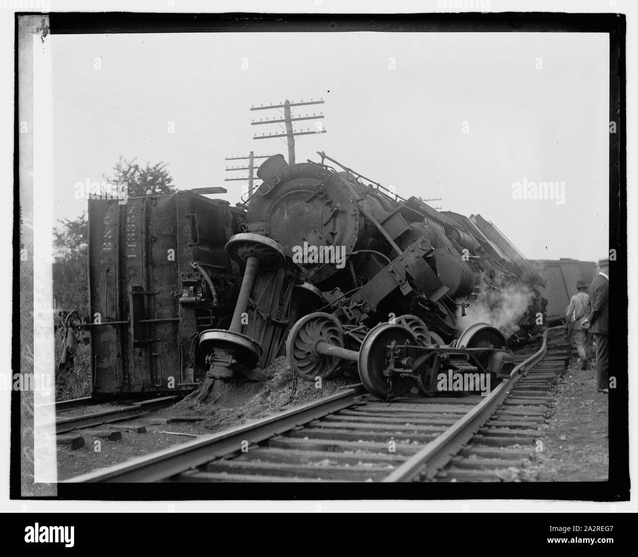 Railroad wreck hi-res stock photography and images - Alamy