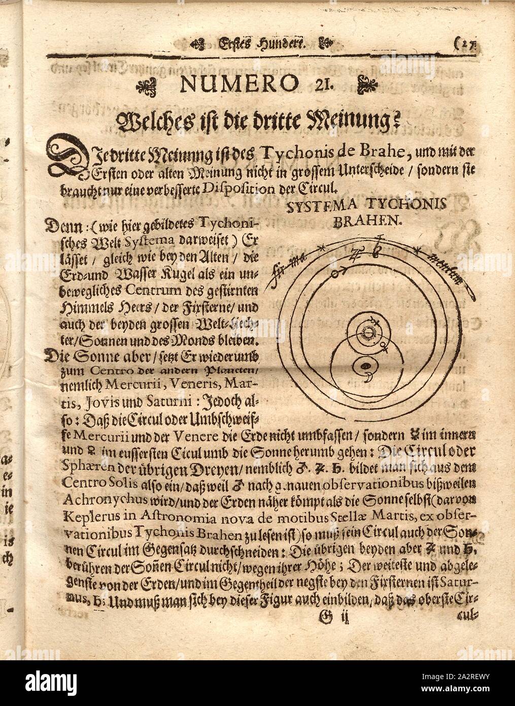 Tychonic worldview hi-res stock photography and images - Alamy