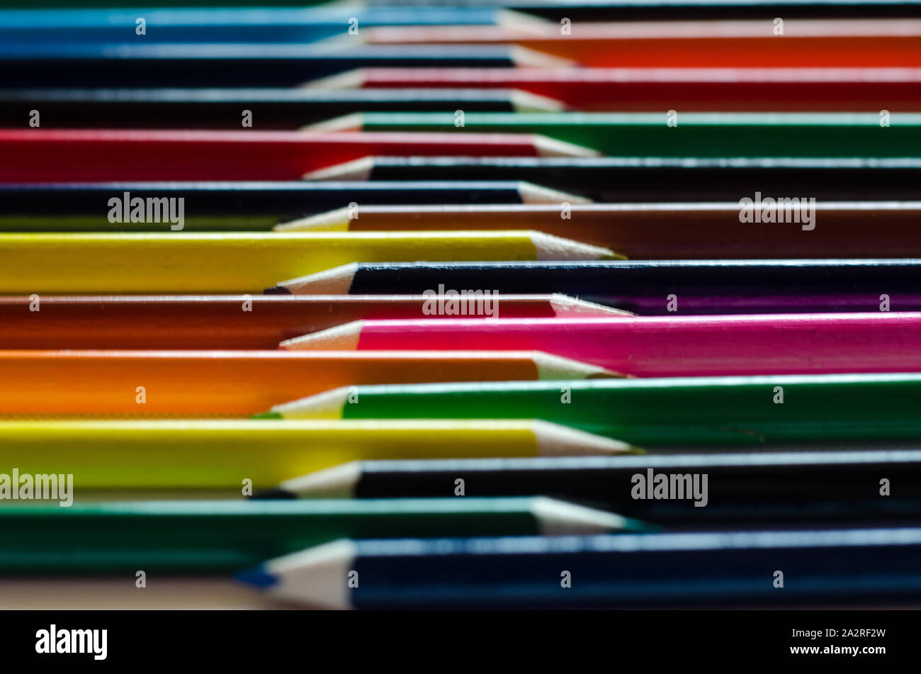 Group of colored pencils hi-res stock photography and images - Alamy