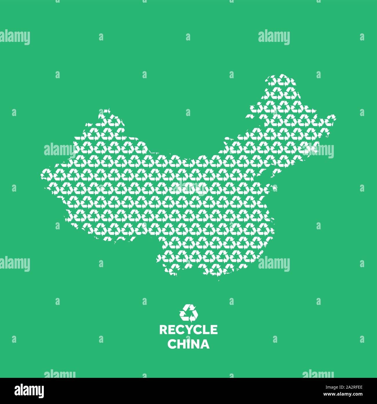 China recycling logo hi-res stock photography and images - Alamy