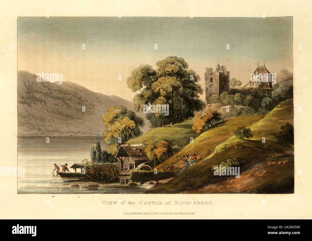 View of the castle of rinkenberg hi-res stock photography and images ...