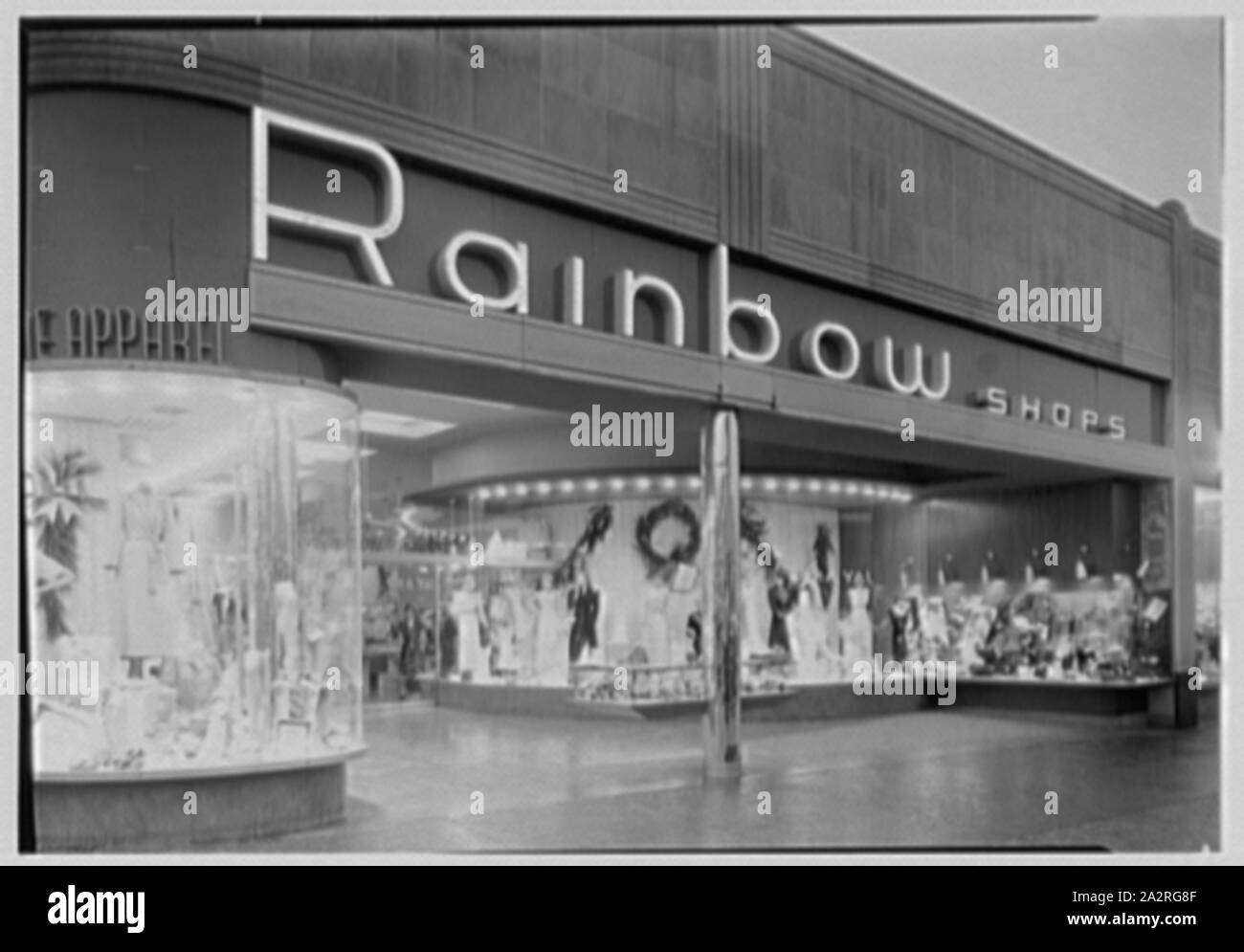 Rainbow Shops, business at 63rd and Saunders, Rego Park, Queens Stock ...