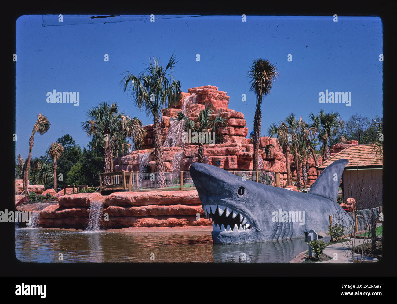 Rainbow Falls mini golf, shark, Myrtle Beach, South Carolina Stock ...