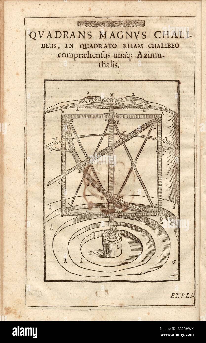 Large 17th century steel azimuth quadrant hi-res stock photography and ...