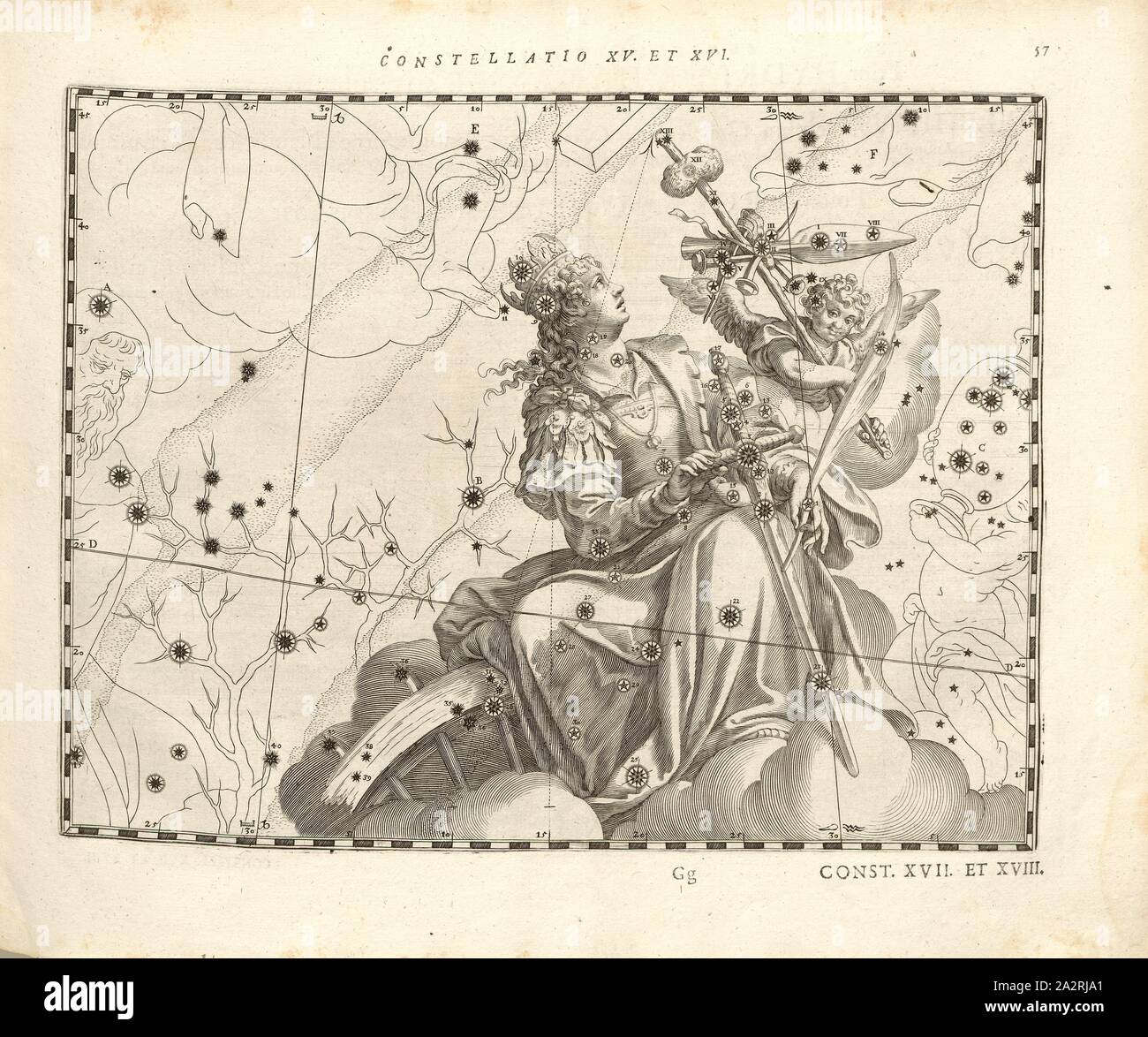 Constellations arrow hi-res stock photography and images - Alamy