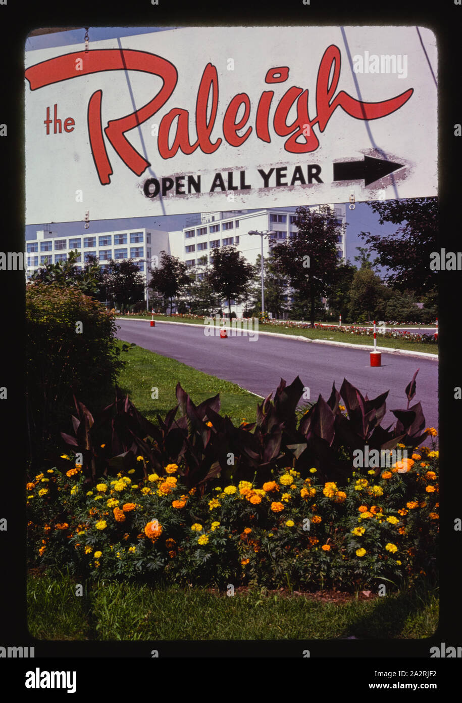 Raleigh, sign & facade, South Fallsburg, New York Stock Photo - Alamy