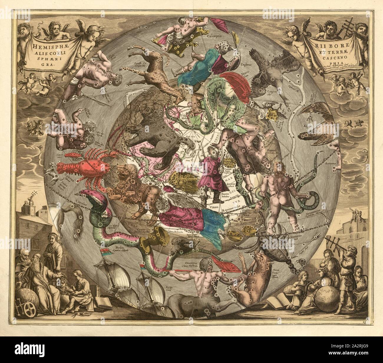 Heavens spherical casceno graphia hi-res stock photography and images ...