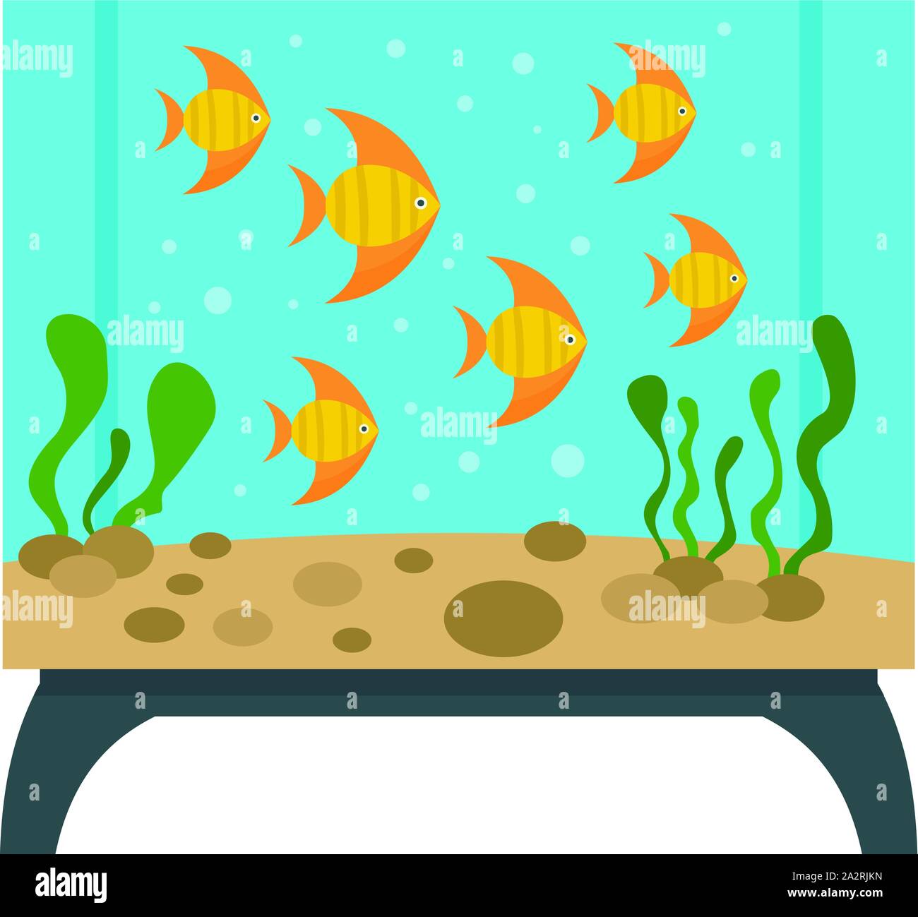 Rectangular Fish Tank Clip Art
