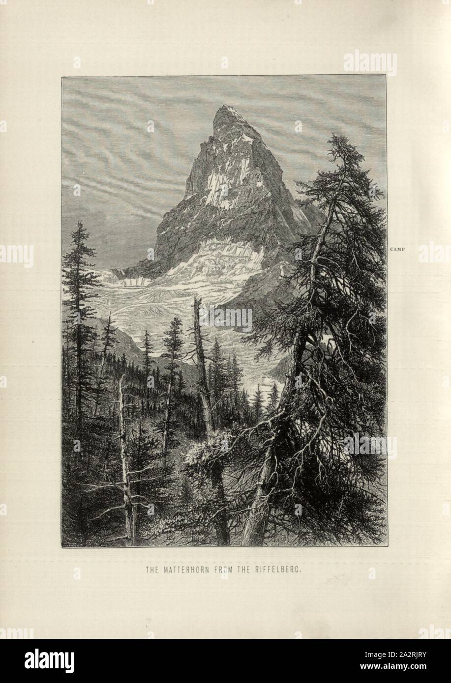 The Matterhorn from the Riffelberg, View of the Matterhorn from ...