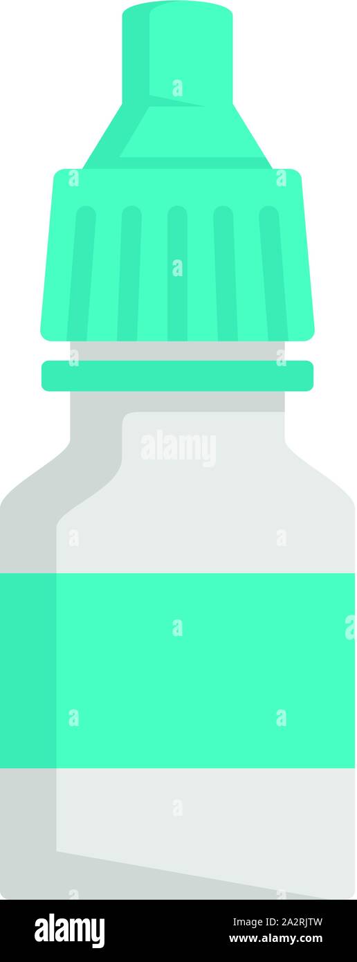 Drop bottle icon. Flat illustration of drop bottle vector icon for web ...