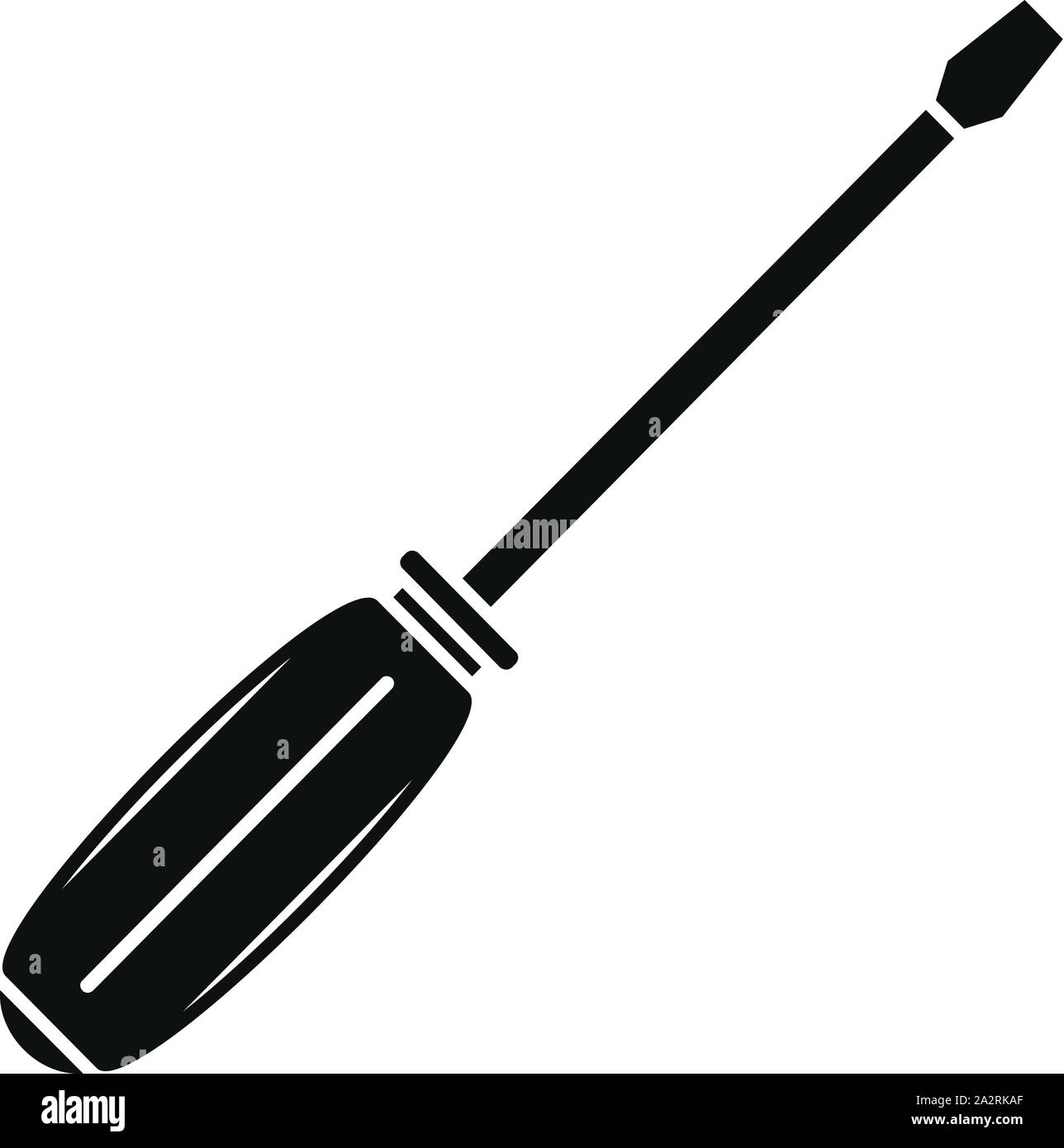 Screwdriver equipment icon. Simple illustration of screwdriver ...