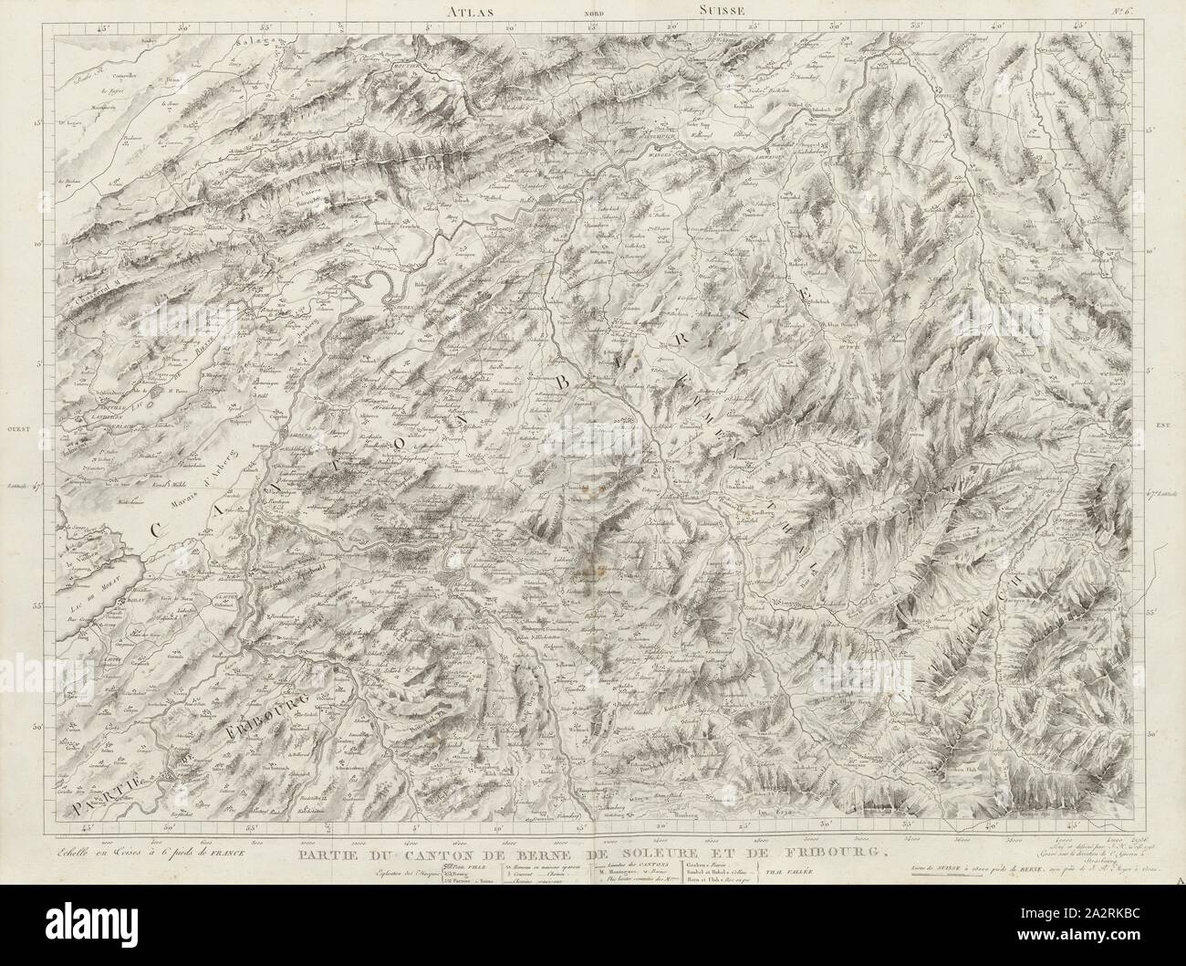 Map of solothurn hi-res stock photography and images - Alamy