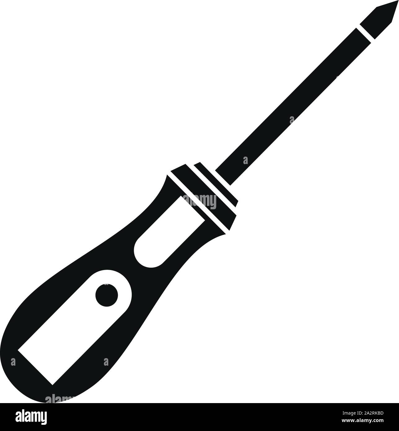 Cross screwdriver icon. Simple illustration of cross screwdriver vector ...