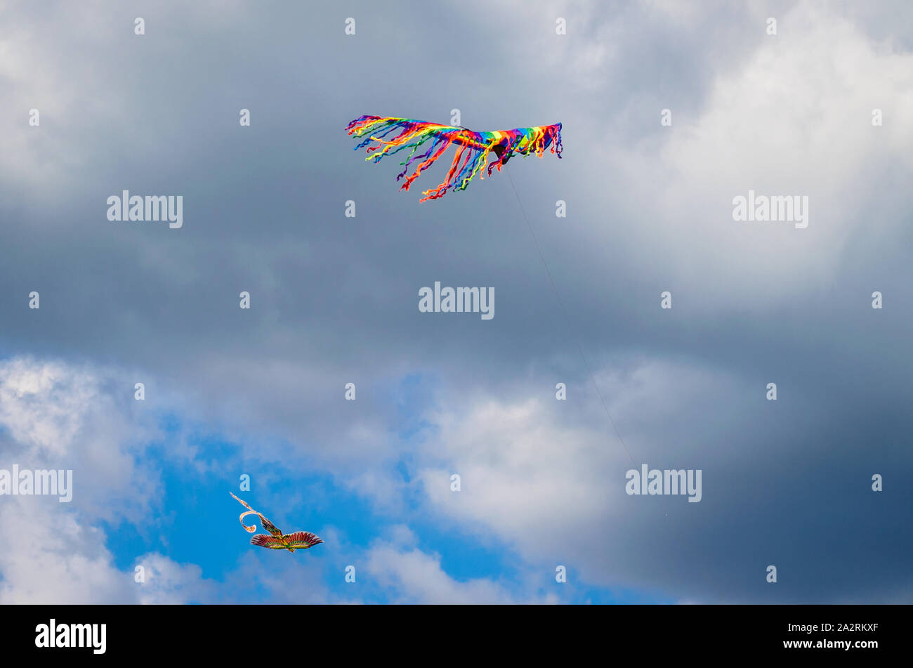 Colorful kite flight hi-res stock photography and images - Alamy