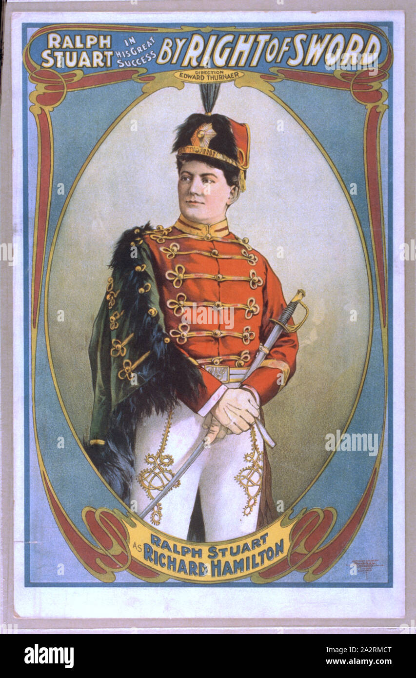 Ralph Stuart in his great success By right of sword Stock Photo - Alamy