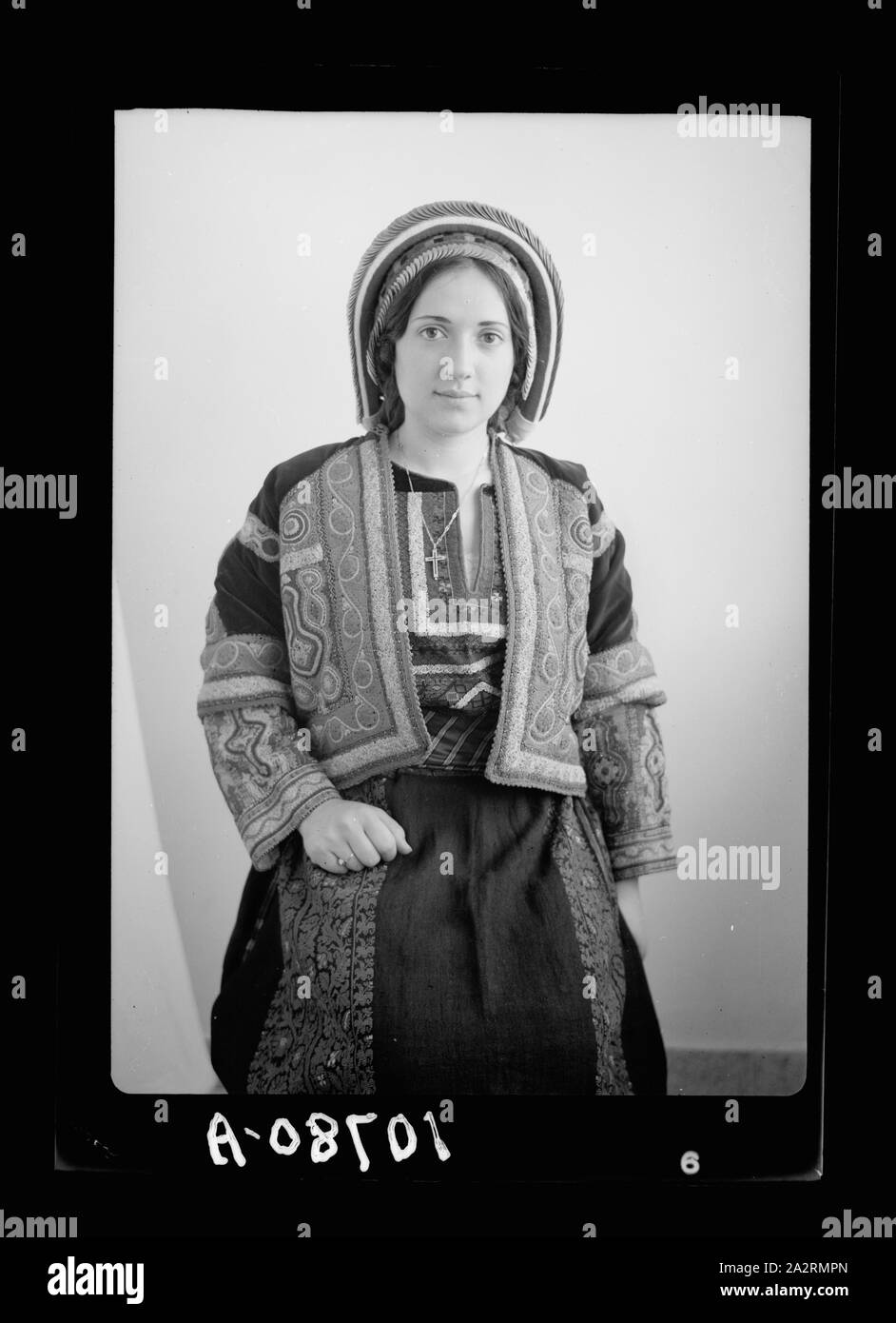 Ramallah type (Wedad Khuri). Weddad in finely embroidered Ramallah ...