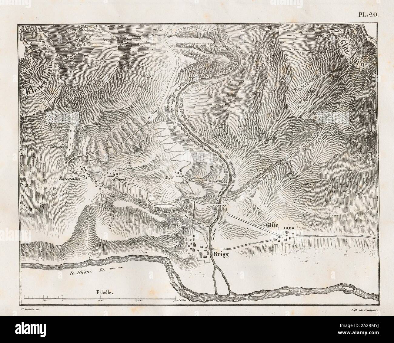 Simplon road map hi-res stock photography and images - Alamy