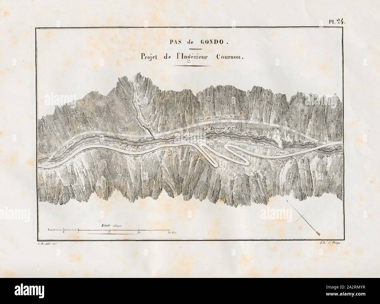 Simplon road map hi-res stock photography and images - Alamy