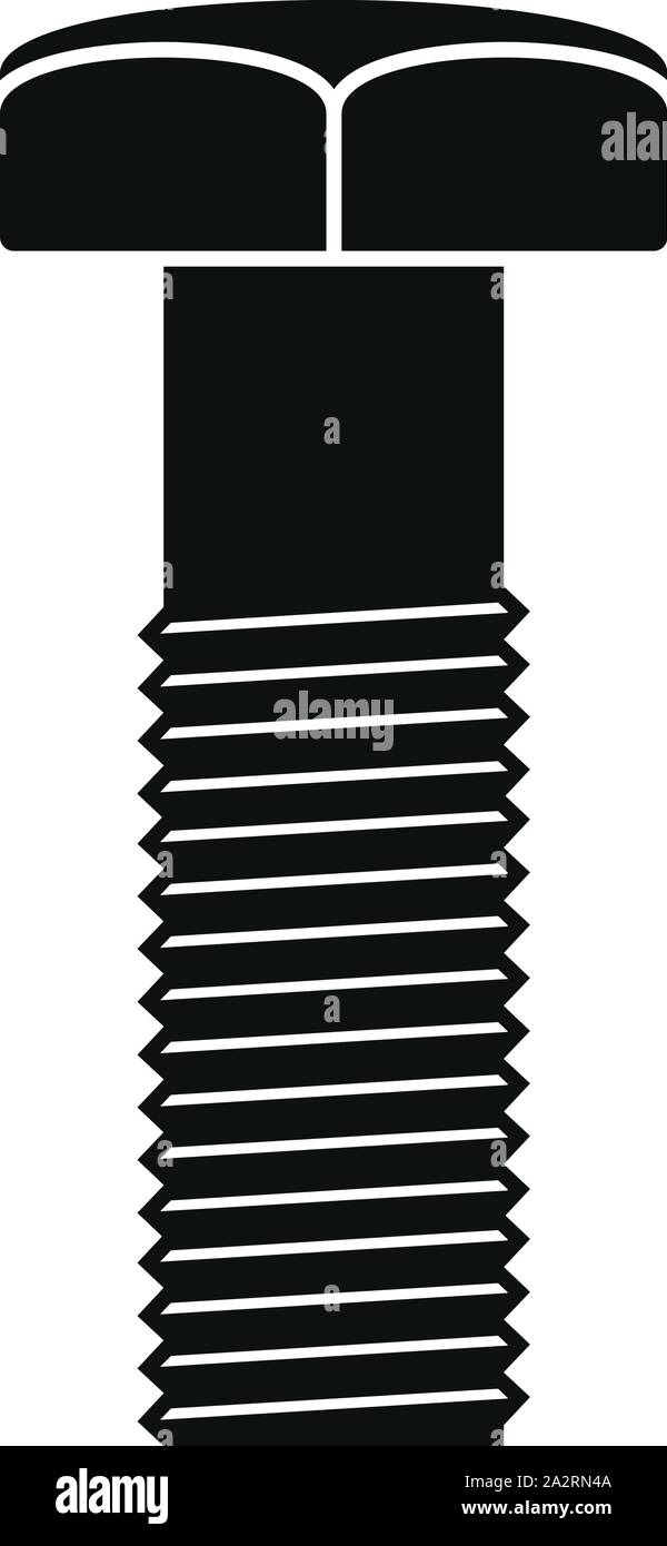 Fix screw bolt icon. Simple illustration of fix screw bolt vector icon ...