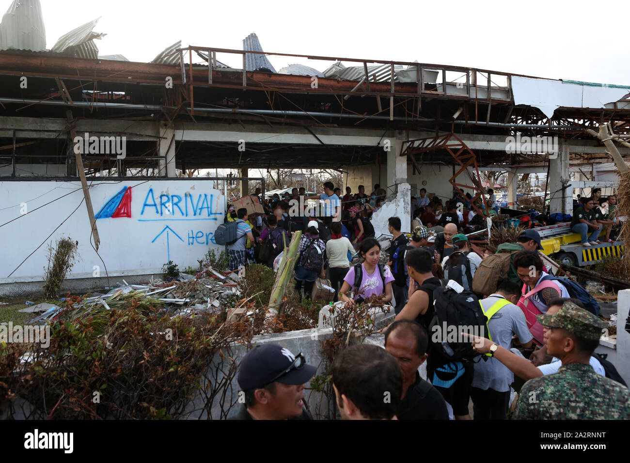 8 November 2013. Tacloban, Philippines.Typhoon Haiyan, known as Super ...