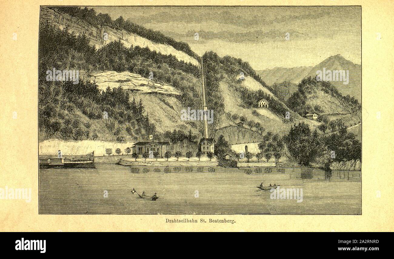Funicular thunersee beatenberg hi-res stock photography and images - Alamy