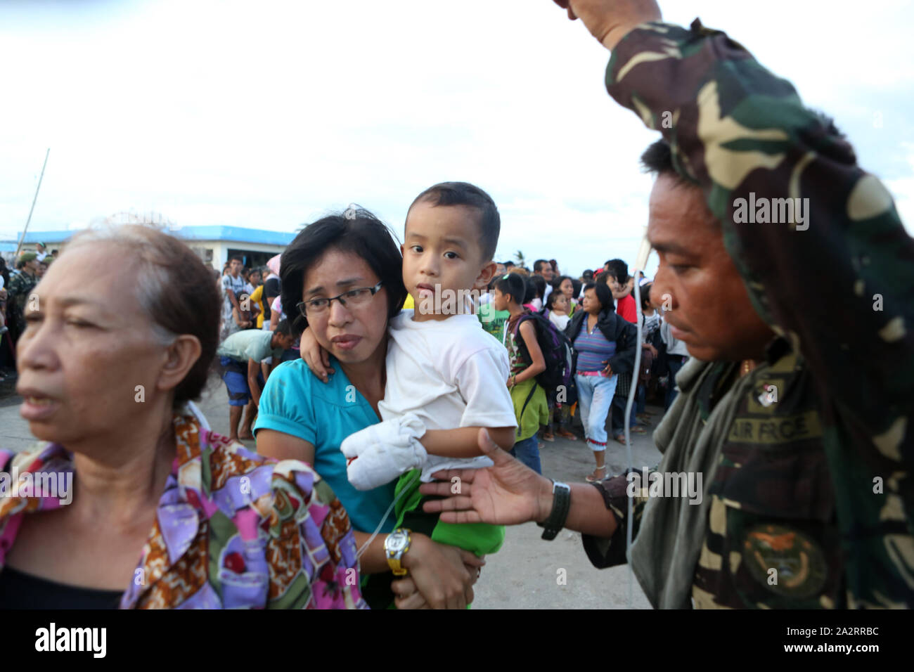 8 November 2013. Tacloban, Philippines.Typhoon Haiyan, known as Super ...