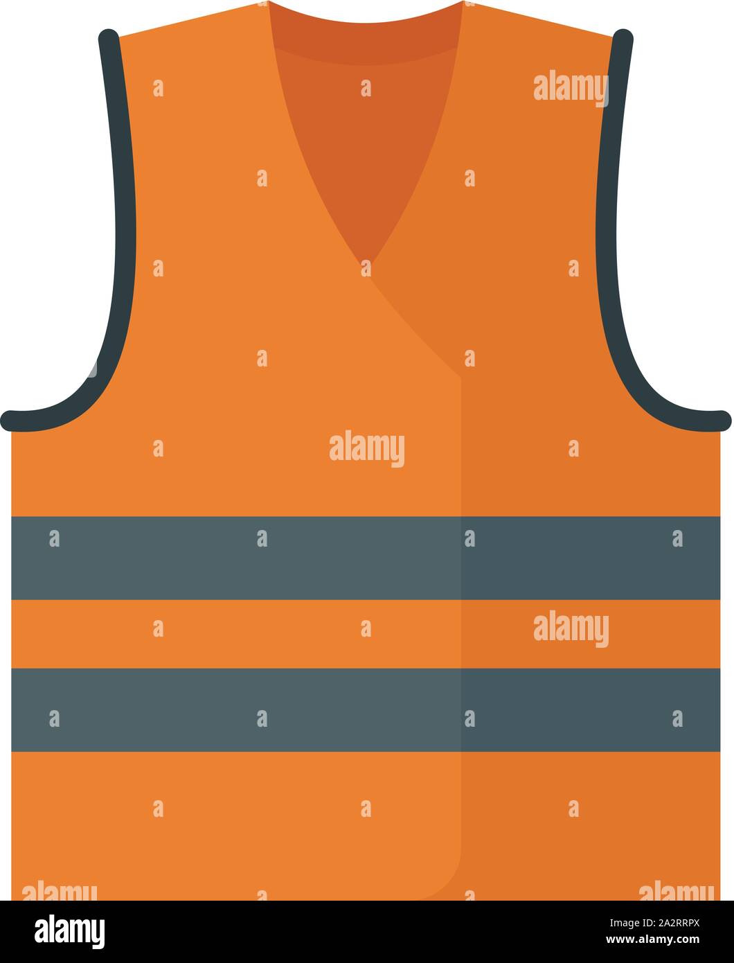 Safety vest icon. Flat illustration of safety vest vector icon for web ...