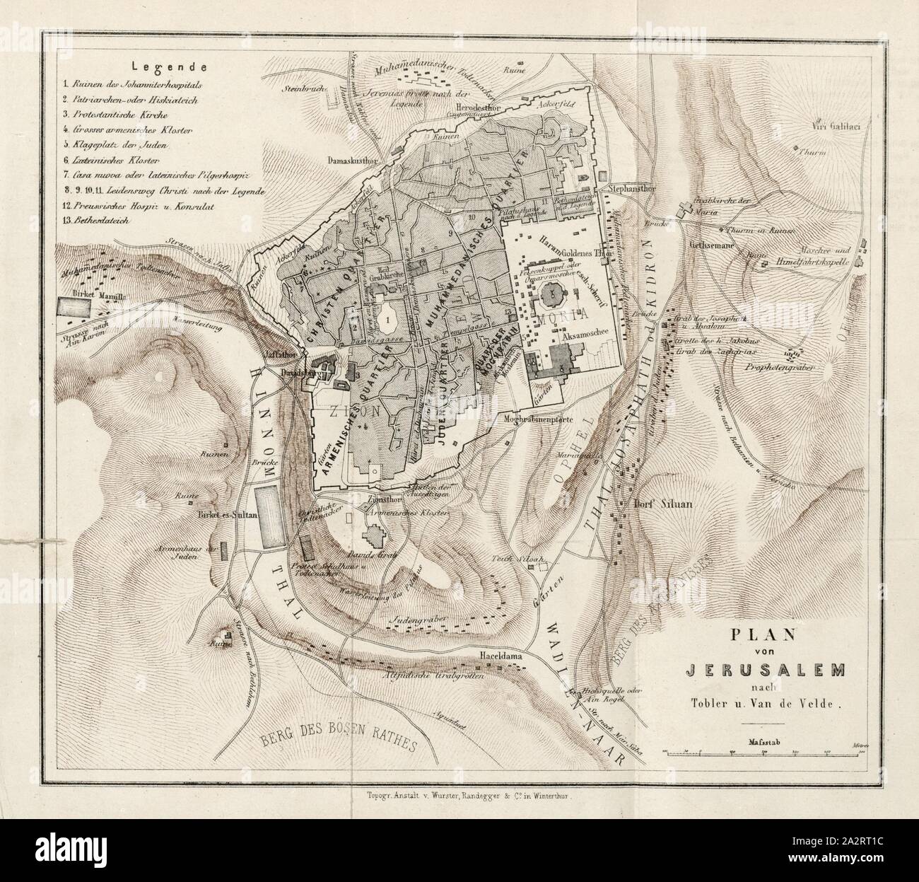 Plan of jerusalem hi-res stock photography and images - Alamy