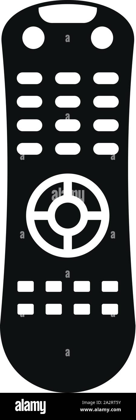 Remote control icon. Simple illustration of remote control vector icon ...