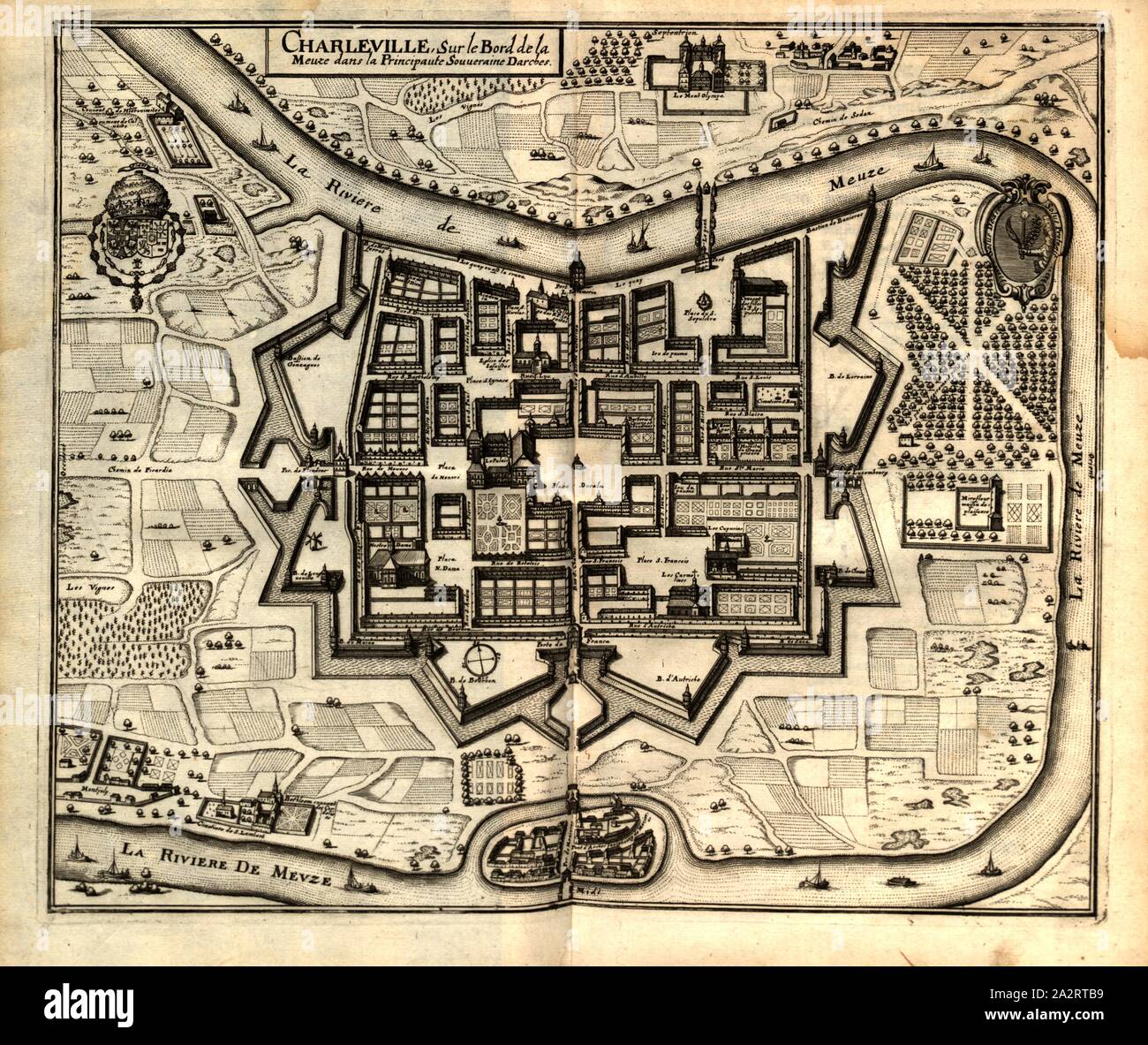 Charleville map hi-res stock photography and images - Alamy