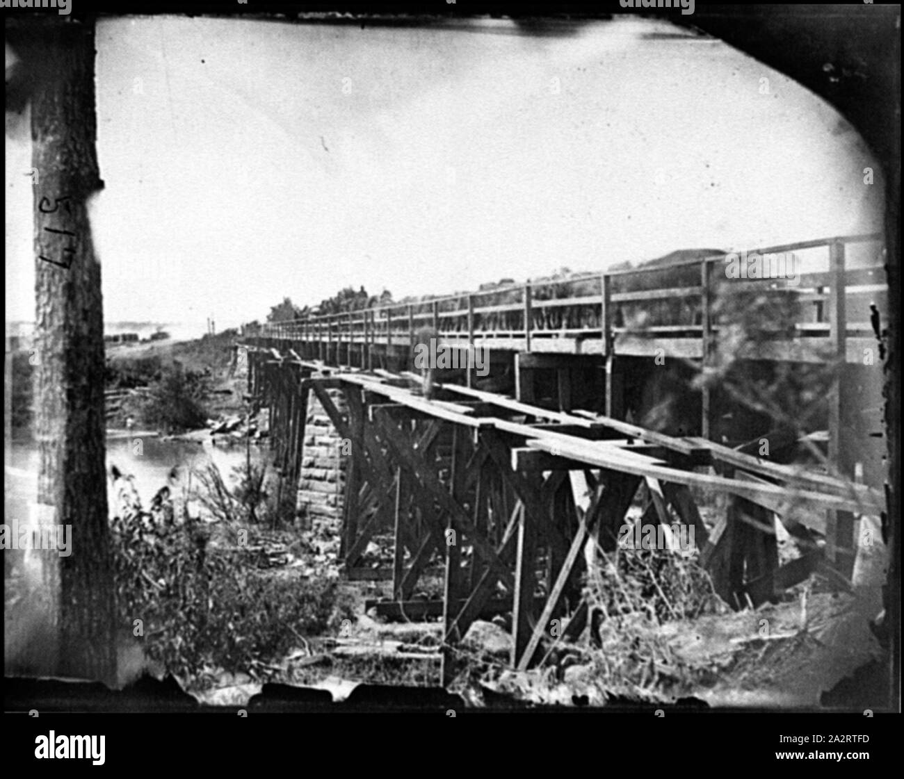 Rappahannock river bridge Black and White Stock Photos & Images - Alamy