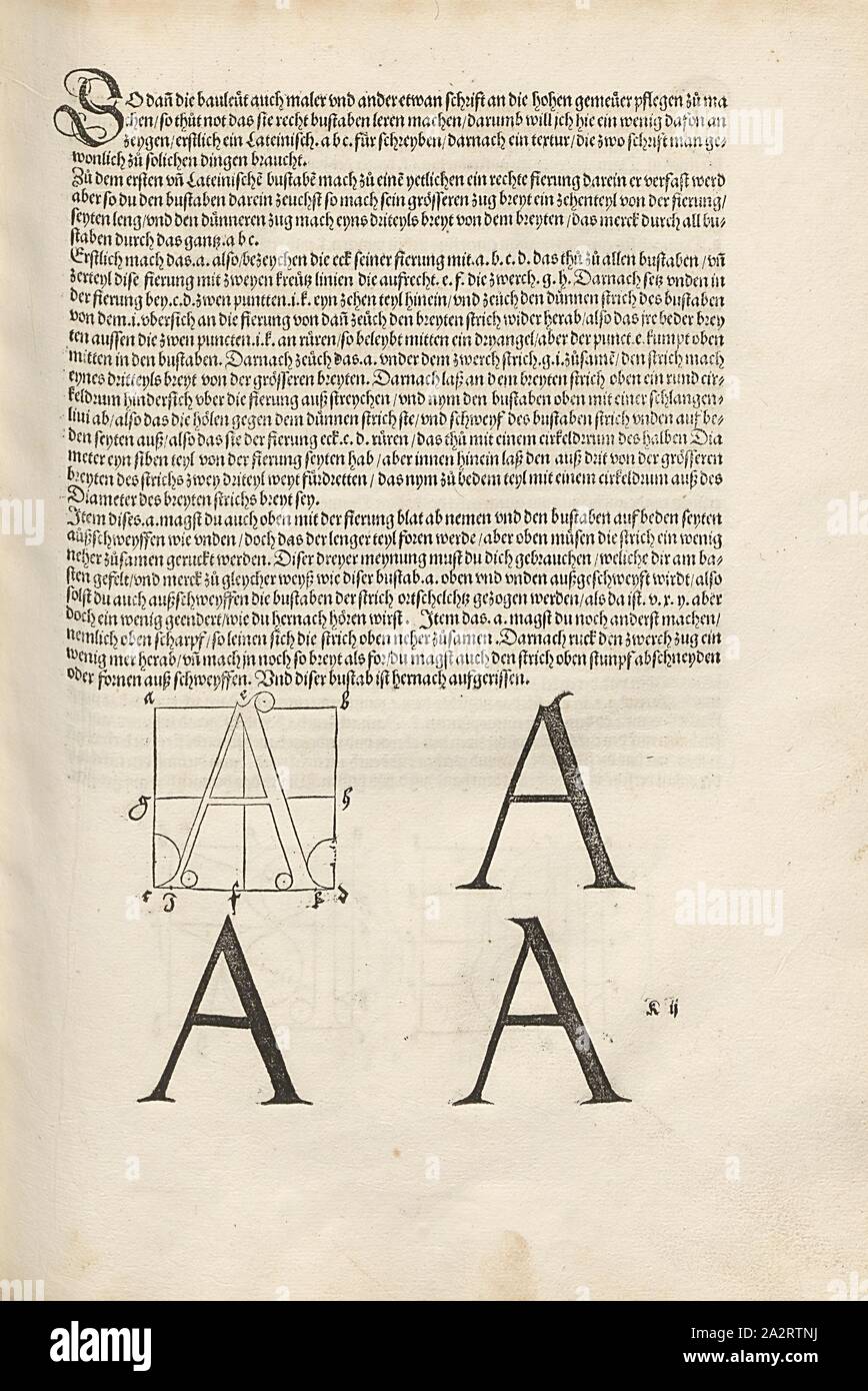 Durers serif typeface hi-res stock photography and images - Alamy