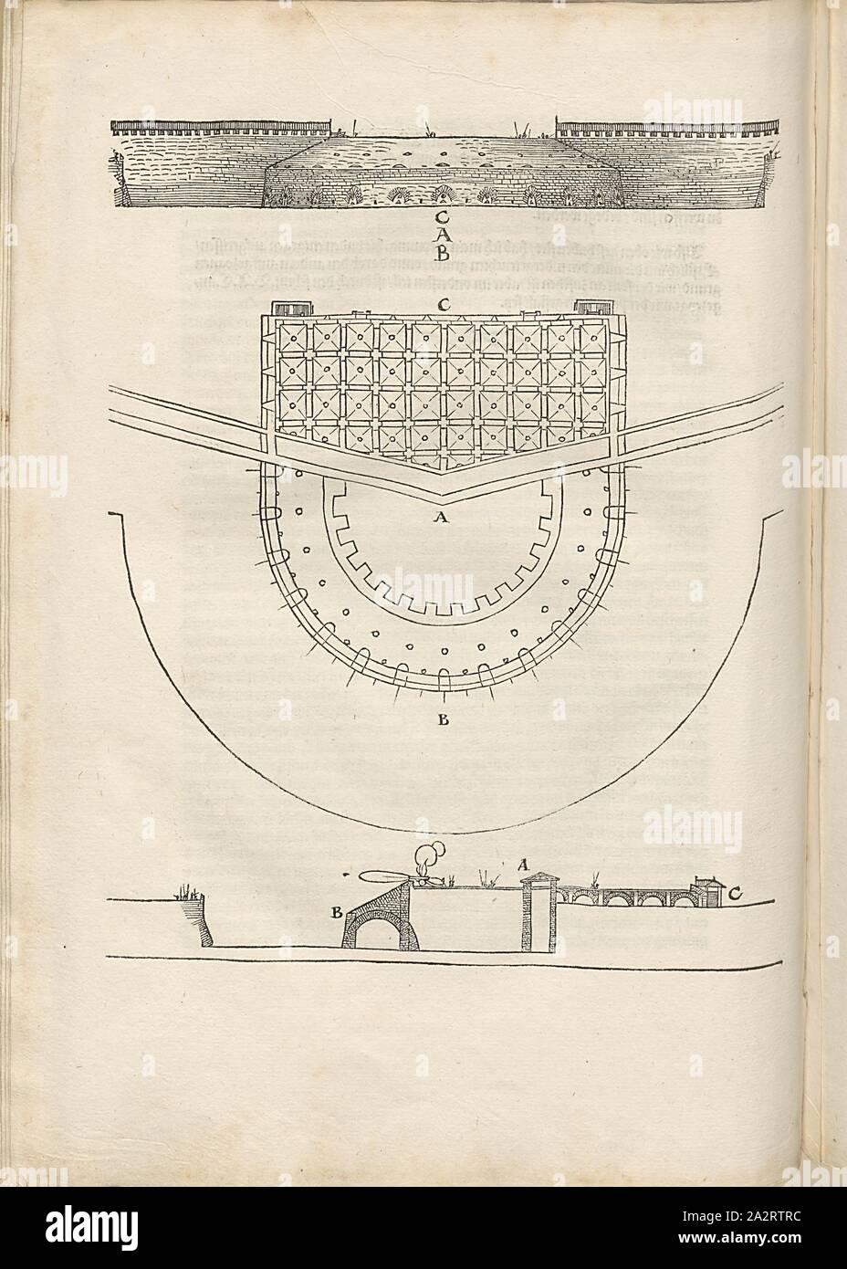 Bastei 5, Floor plan, elevation and cross section of a bastion, p. 25 ...