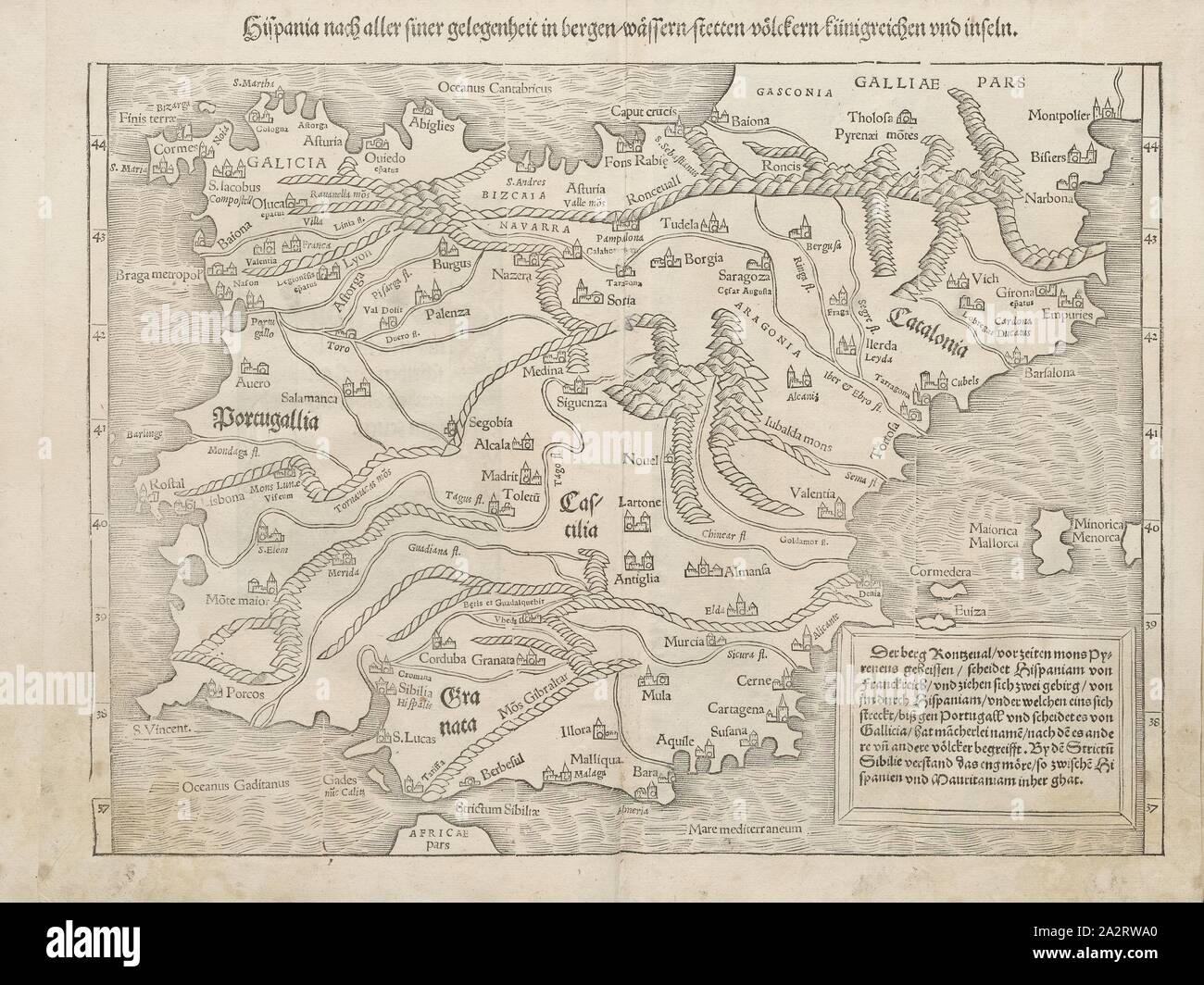 Hispania map hi-res stock photography and images - Alamy