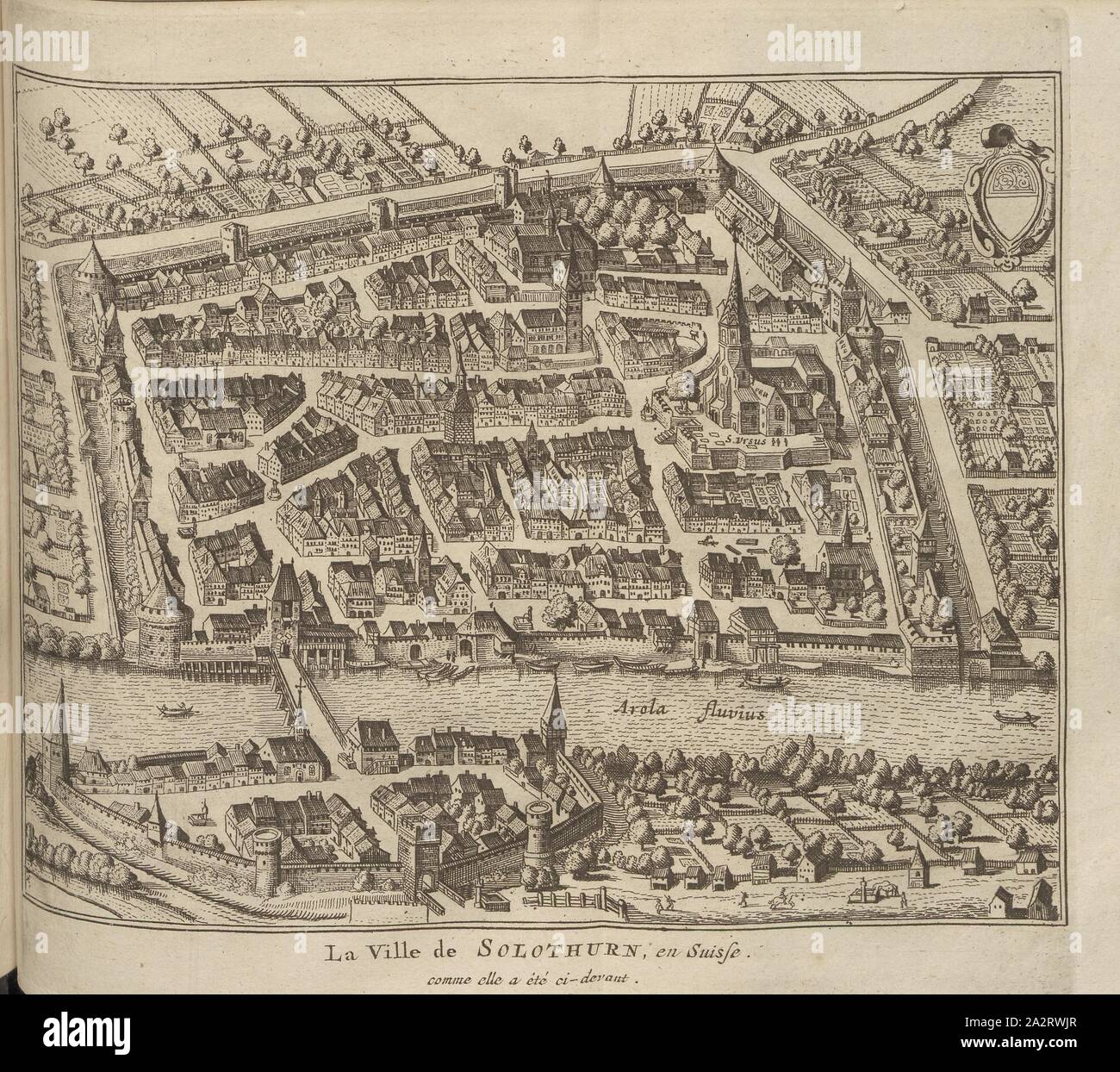 Solothurn map hi-res stock photography and images - Alamy