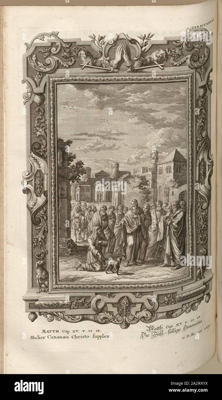 Christ kneeling woman cananei hi-res stock photography and images - Alamy