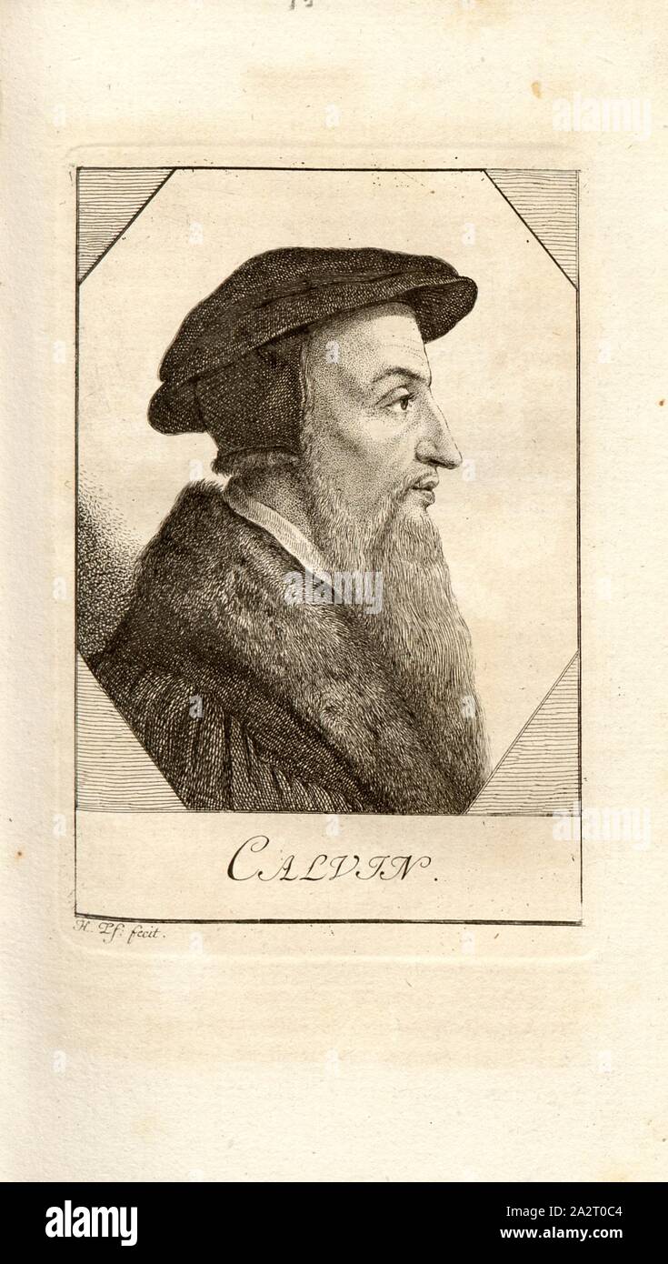 Calvin, Portrait of Johann Calvin (also Johannes Calvin, Jean Calvin ...